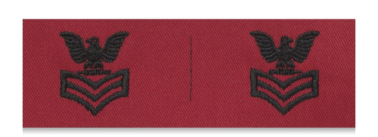 Red coveralls first class crows – The Boatswain's Mate Store L.L.C.